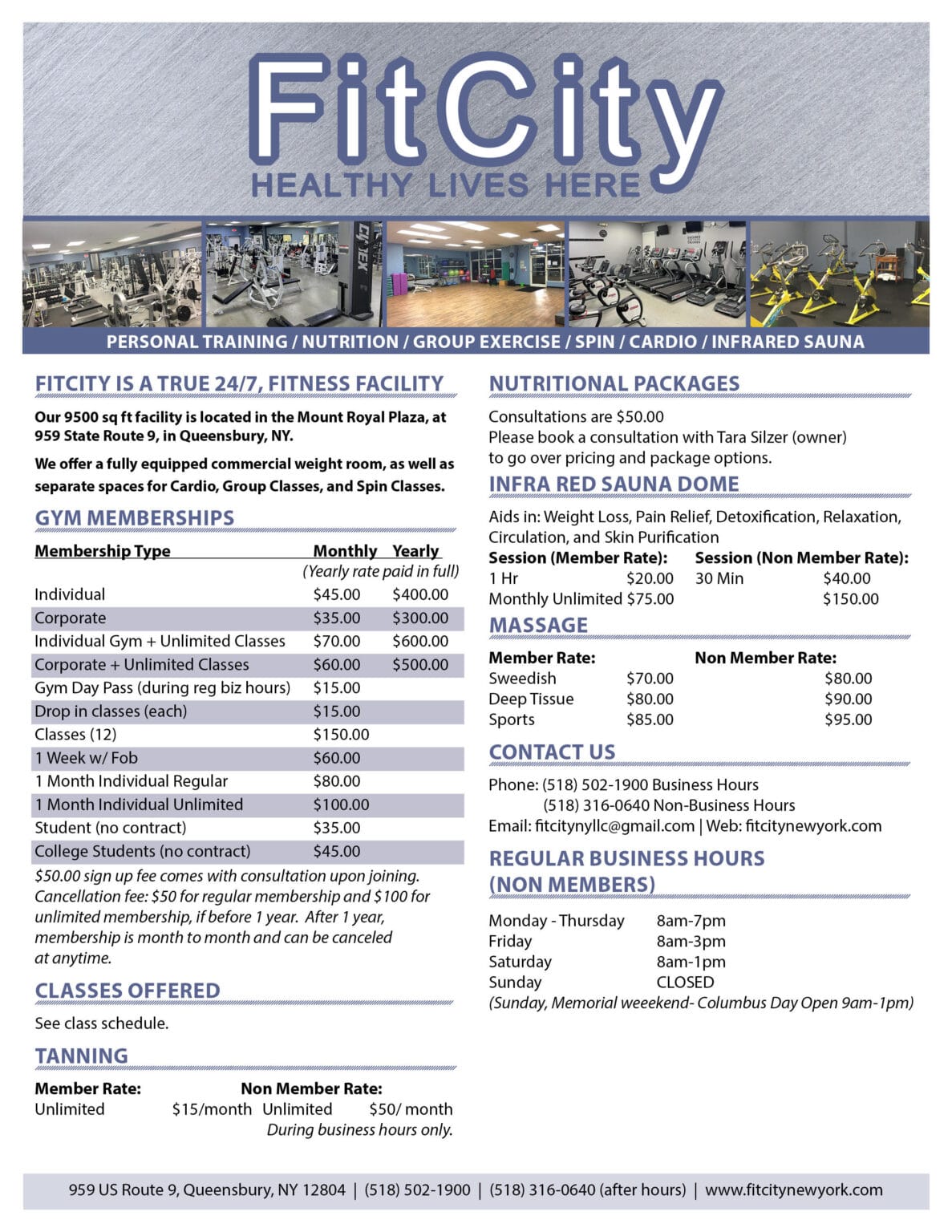 Gym Membership - FitCity New York